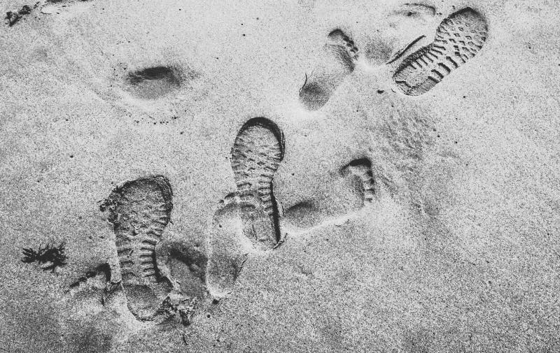 Foot Marks on Snow stock image. Image of freezing, cold - 18706305