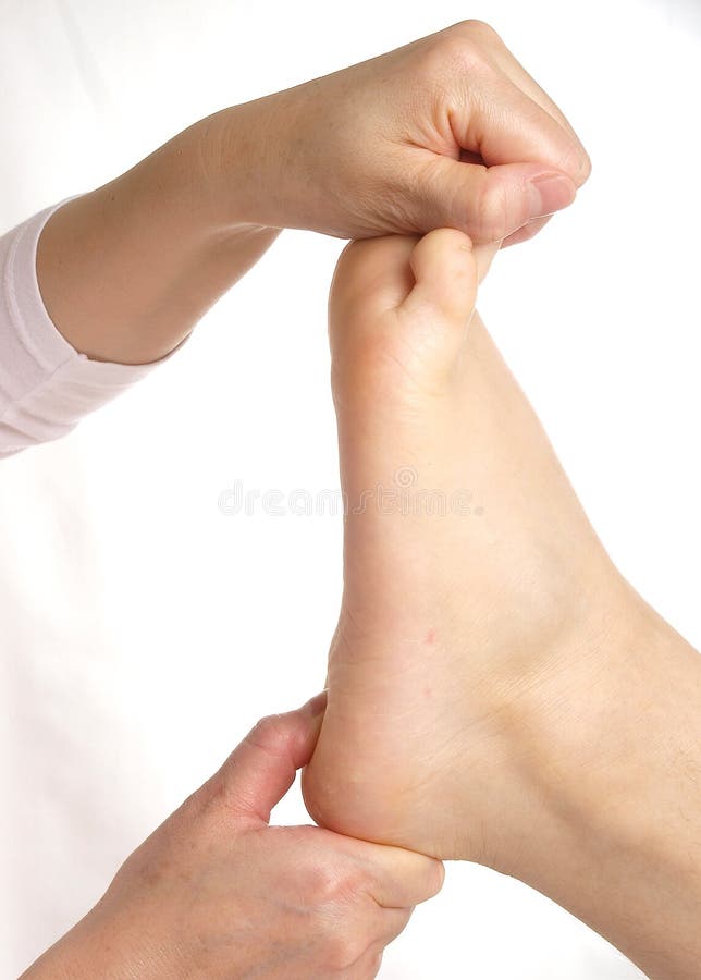 Hand Tickling Foot with Feathers Stock Image - Image of oriental ...