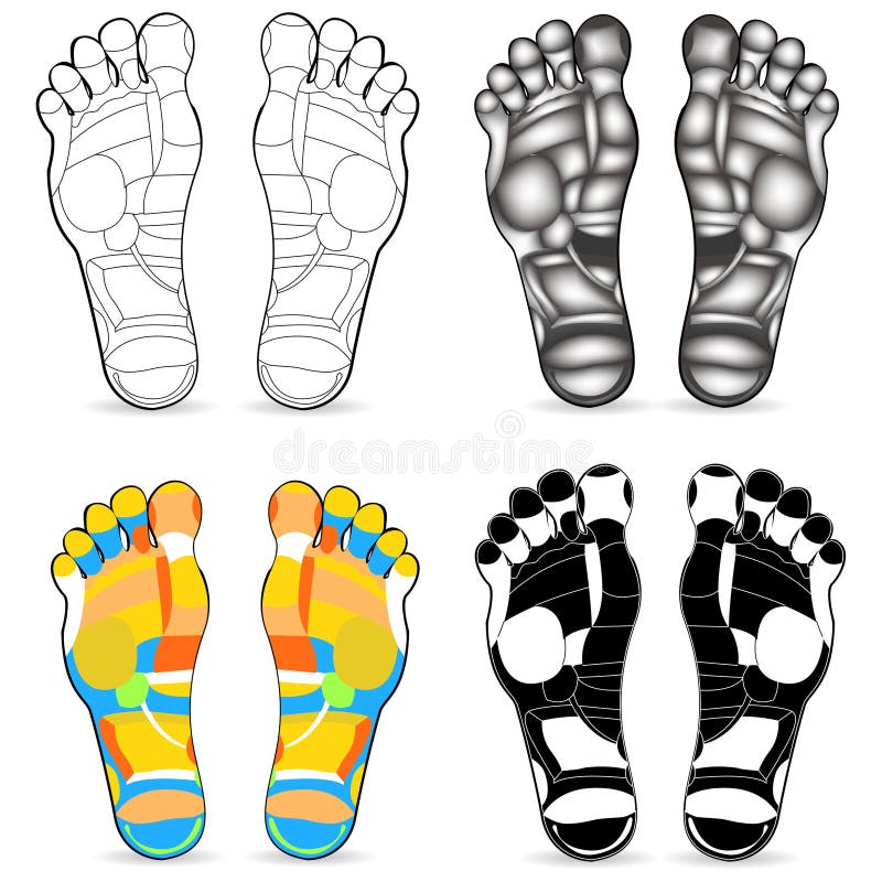 Foot Massage Stock Illustrations – 7,401 Foot Massage Stock ...