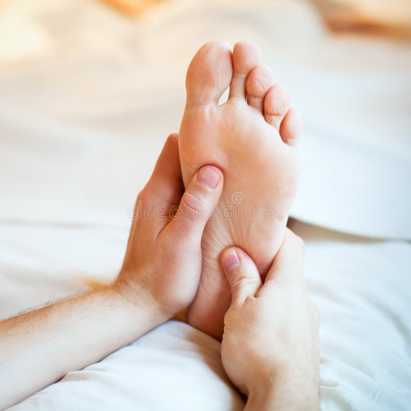 Detail Foot Reflexology Massage Stock Image - Image of massage ...
