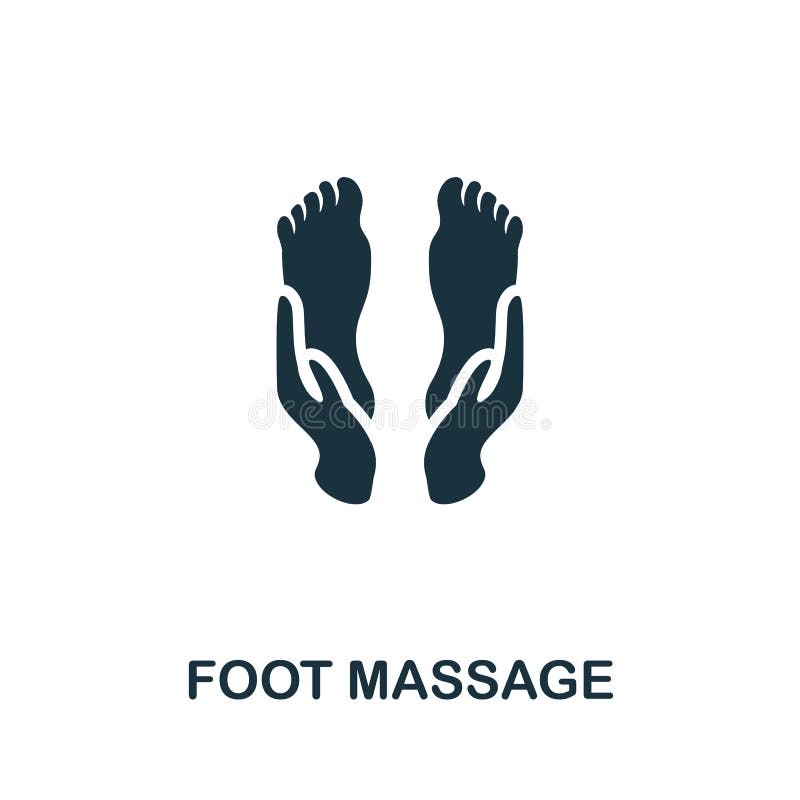 Foot Icon. Monochrome Simple Sign from Anatomy Collection. Foot Icon ...