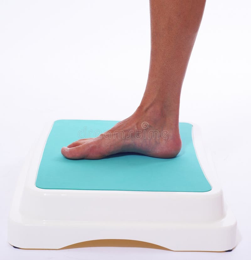 Foot on Modular Bath Step for Handicapped Stock Photo - Image of gait ...