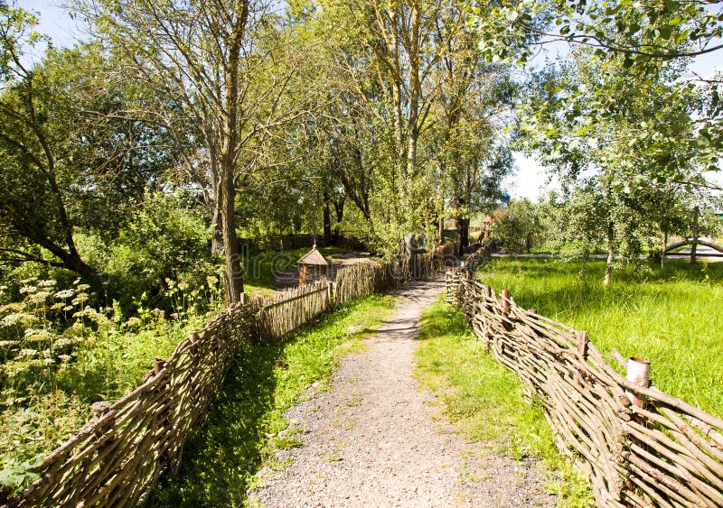 Foot path stock photo. Image of plank, culture, hardwood - 25417858