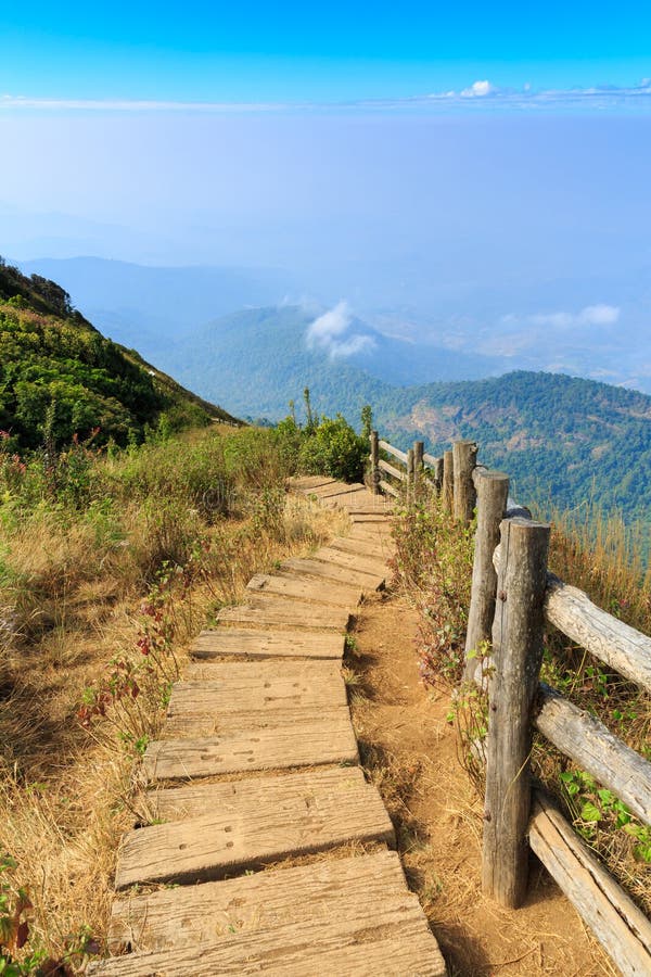 Foot path on mountain stock image. Image of beauty, path - 50588029
