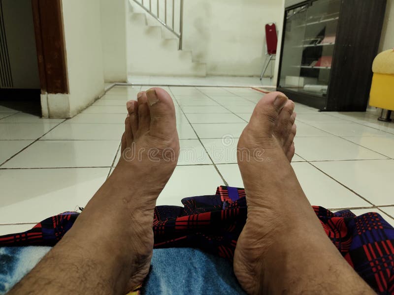 The Foot of People in Popular in the Indonesian Stock Photo - Image of ...