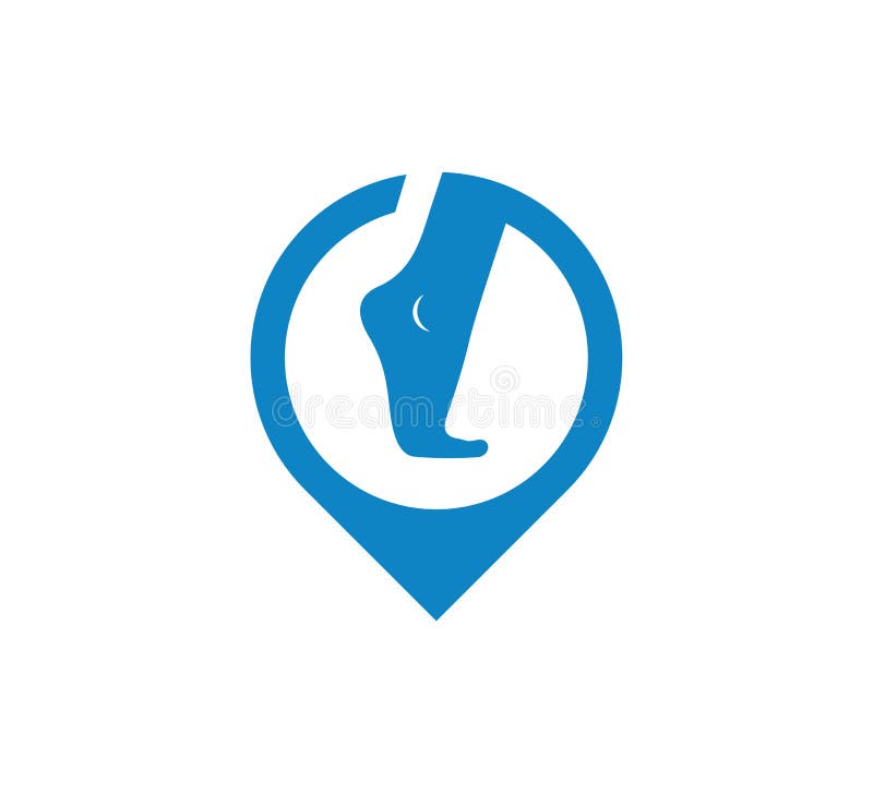 Foot Point Logo Vector Template, Creative of Foot Logo Design Concepts ...
