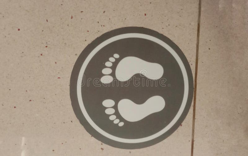 Foot position symbol stock image. Image of place, foot - 323730005