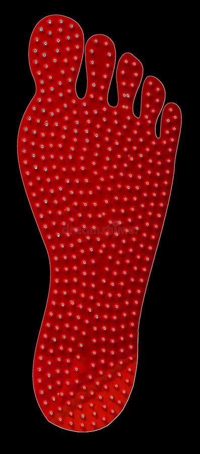 Foot pressure measuring stock illustration. Illustration of health ...