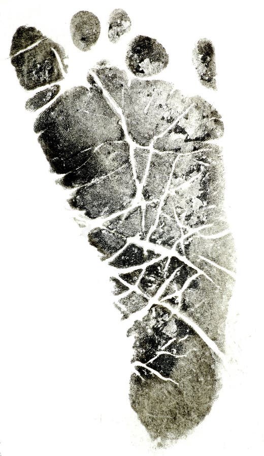 Red Footprint stock photo. Image of feet, inprint, impression - 2202252