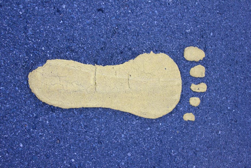Foot print in the sand stock image. Image of beach, gold - 255068009