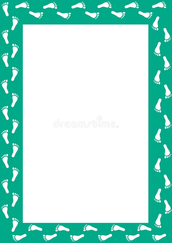 Footstep Border Stock Illustrations – 434 Footstep Border Stock ...