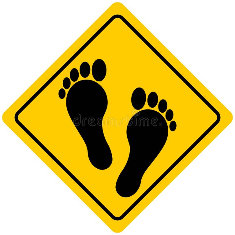 Foot Sign Stock Illustrations – 95,557 Foot Sign Stock Illustrations ...