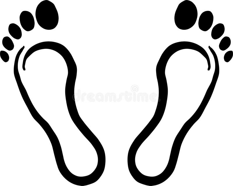 Feet symbol stock vector. Illustration of isolated, icon - 29690251