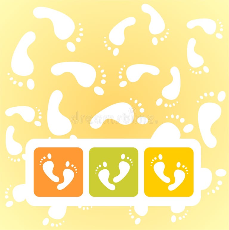 Stylized Footprints Stock Illustrations – 580 Stylized Footprints Stock ...
