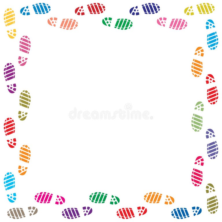 Boot Prints Border Stock Illustrations – 5 Boot Prints Border Stock ...
