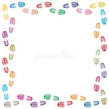 Boot Prints Border Stock Illustrations – 4 Boot Prints Border Stock ...