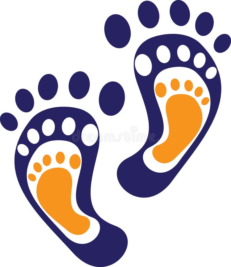 Feet symbol stock vector. Illustration of isolated, icon - 29690251