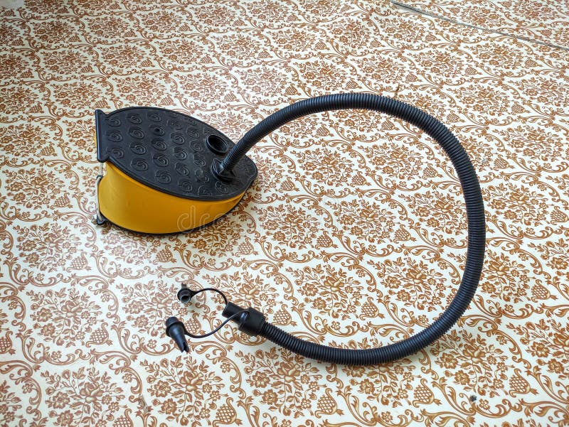 Foot Pump for Inflatable Items Stock Photo - Image of pressure ...
