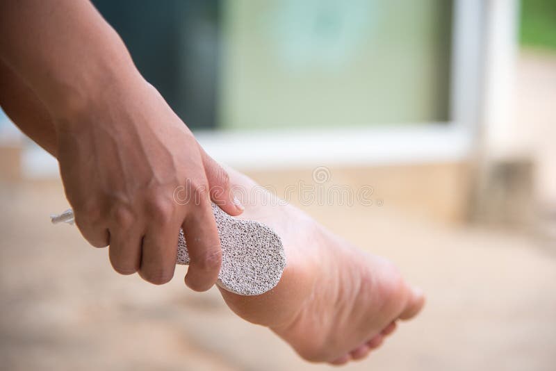 Foot Scrub Spa Materials stock image. Image of scrub, beauty - 5421989