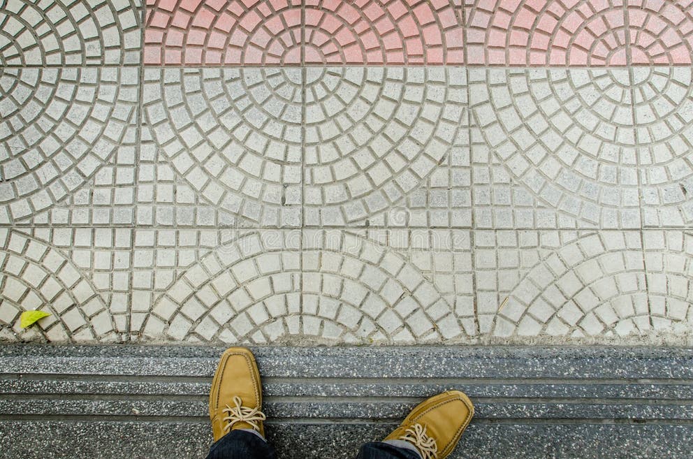 Foot Seen from Above. Selfie Stock Image - Image of fashion, view: 44924933