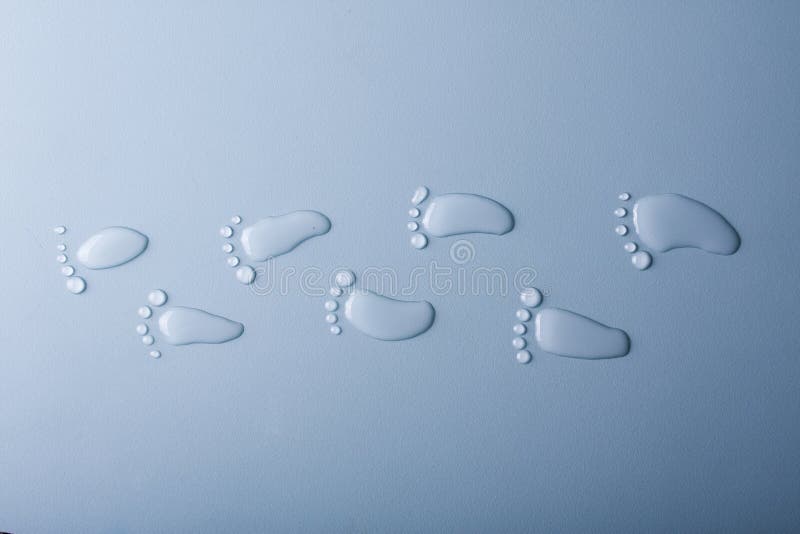 Foot shaped by water stock image. Image of footprint - 57585717