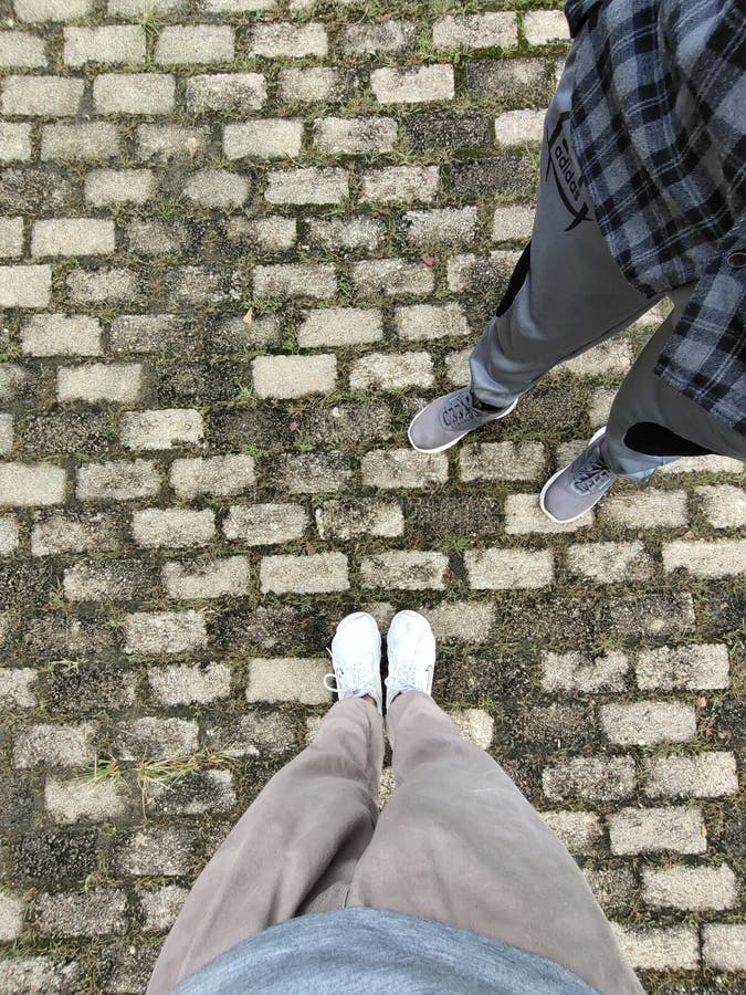 Foot,shoe,trousers and Floor Stock Photo - Image of winter, green ...