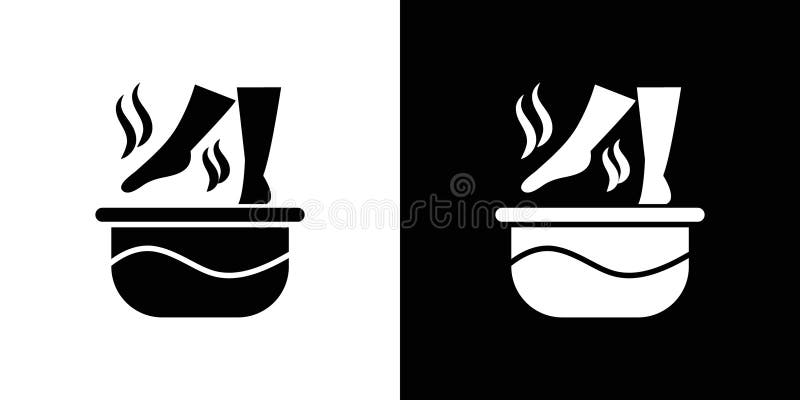 Foot Soak Icon Isolated Flat Vector in Outline Stock Vector ...