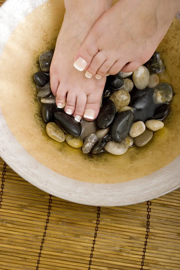 Foot Massage 1 stock image. Image of pamper, bath, ecstasy - 518435