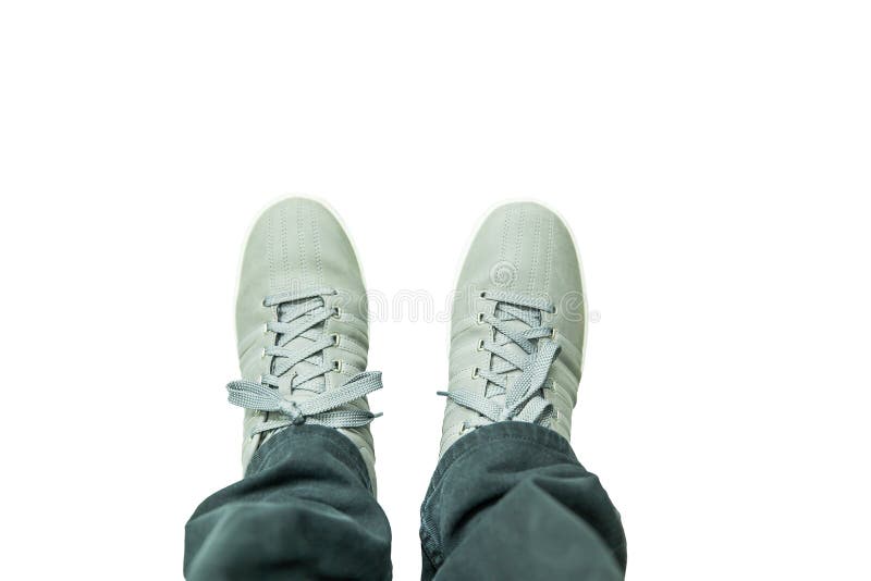 Foot Standing Isolated on White Stock Photo - Image of walk, sheet ...