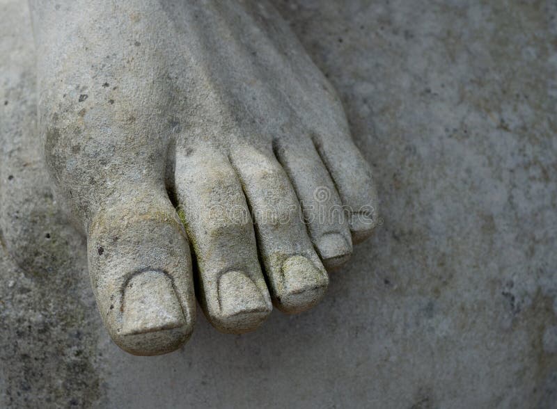 Foot of a statue in Rome stock image. Image of baroque - 84615541