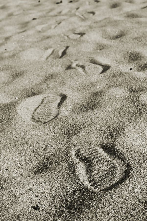 Foot steps stock image. Image of play, foot, sand, holiday - 5388337