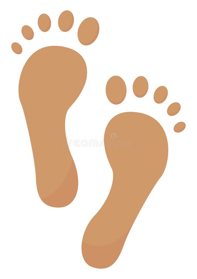 Foot Steps, Illustration, Vector Stock Vector - Illustration of track ...