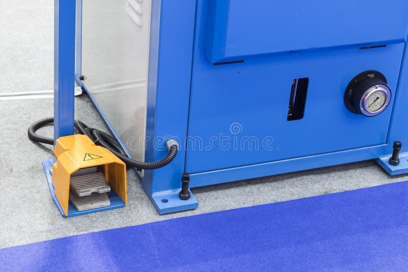 Foot Switch for Start / Stop Machine Operation Stock Photo - Image of ...