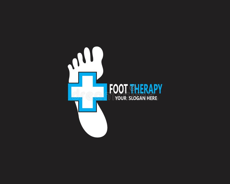 Foot Therapy Logo Vector Template Stock Vector - Illustration of ...
