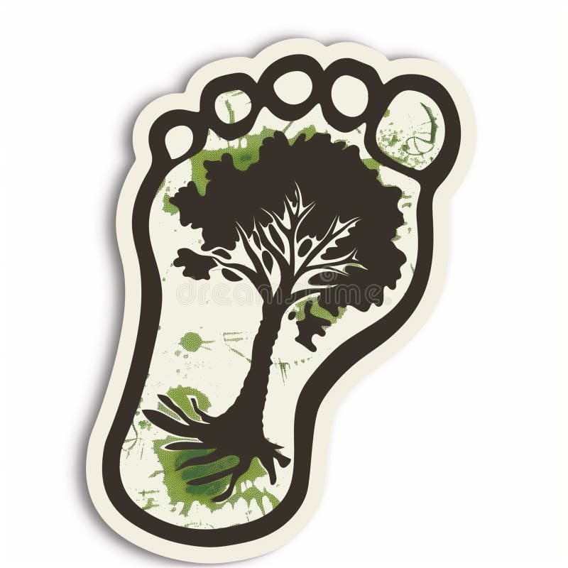 Foot with Tree: Climate Change Impact Stock Photo - Image of influence ...