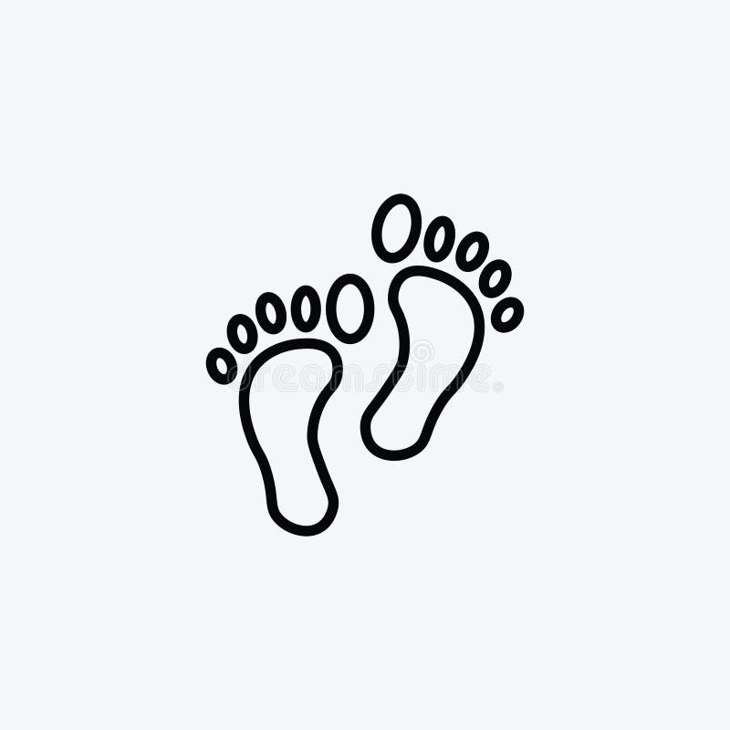 Foot vector icon set stock vector. Illustration of foot - 340446126