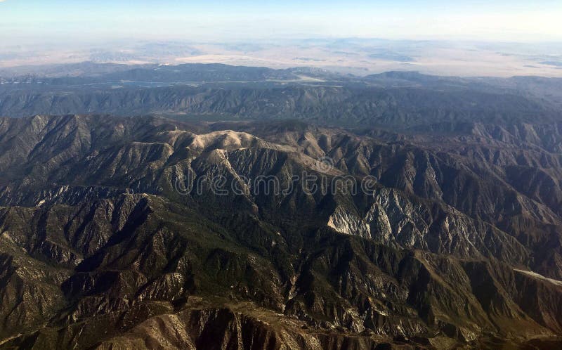 10,000 Foot View of Majestic Mountain Range Stock Image - Image of ...