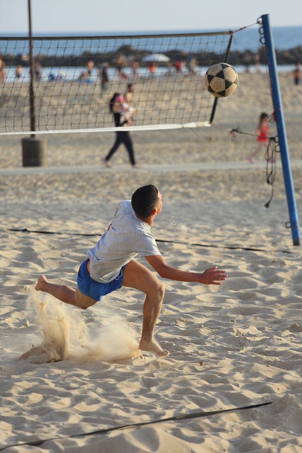 Foot volley stock image. Image of load, ball, foot, hobby - 97522535