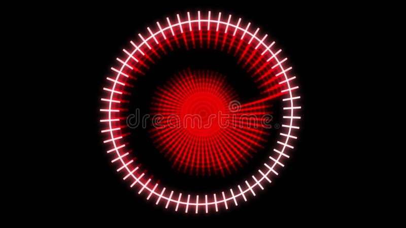 Circles Geometric Patterns Bold Audio Reactive S Red Animation Loop ...