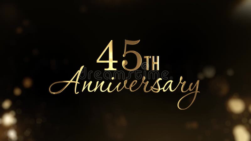 Congratulations on the 45th Anniversary, Golden Confetti ...