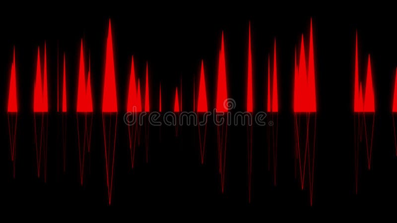 Progress Bar Triangles Red L Motion Graphics Loop Animation Background Stock Video - Video of ...