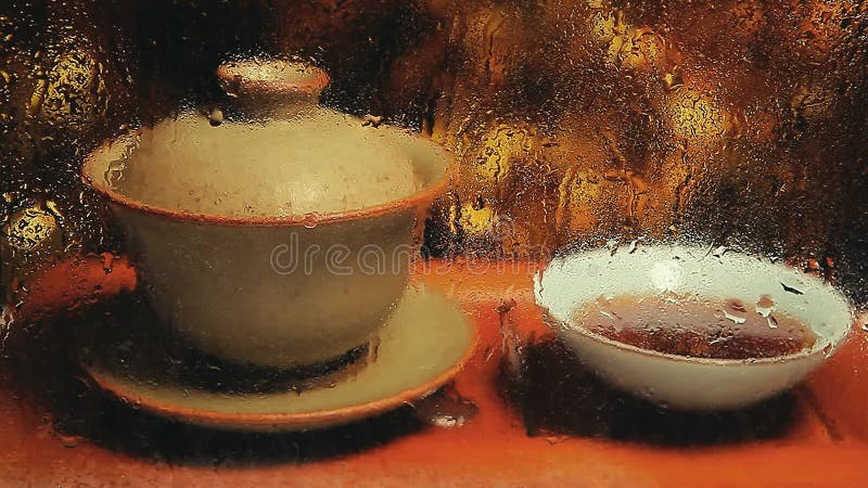 Footage of Tea Cup Water Drop Stock Video - Video of beverage, asian ...