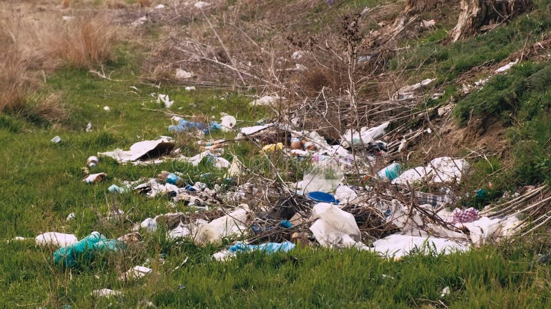 Footage of Trash on Hills, Pollution Problem Stock Video - Video of ...
