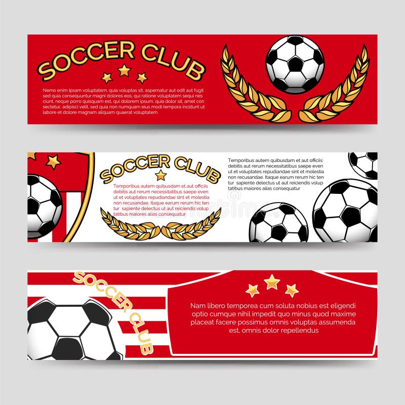 Footbal Banners Stock Illustrations – 10 Footbal Banners Stock ...