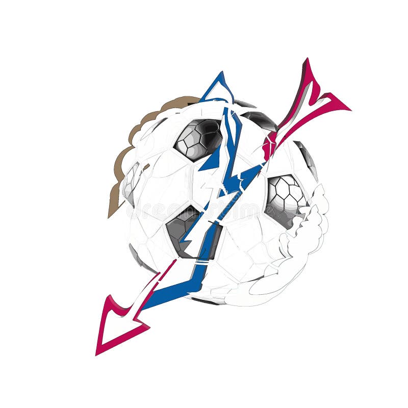 Soccer Football Arrows Stock Illustrations – 269 Soccer Football Arrows ...