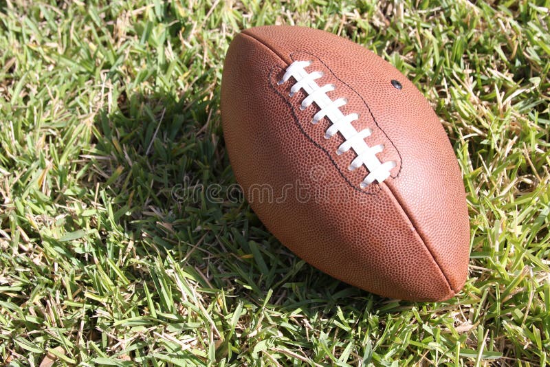 Football stock photo. Image of grass, offense, sport, leather - 3775150