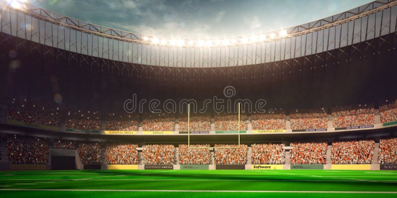 Football Arena Stadium Day stock photo. Image of event - 57869484