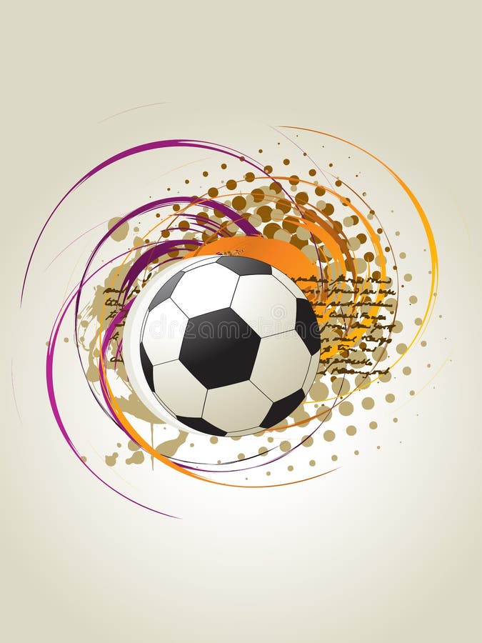 Football art stock vector. Illustration of design, element - 13445101