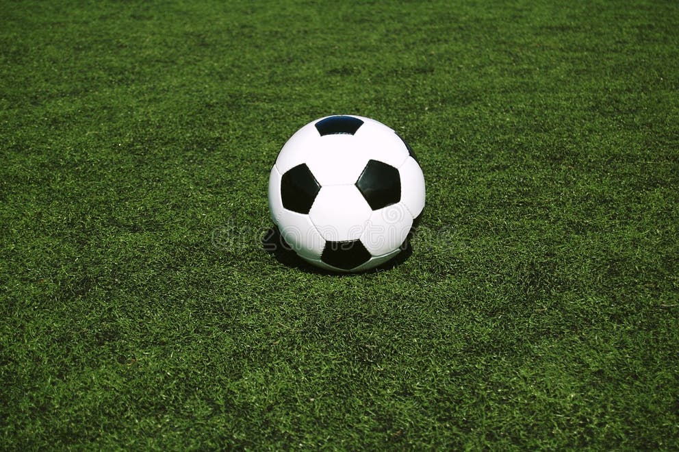 Football on astro stock image. Image of ball, green, pitch - 16003377