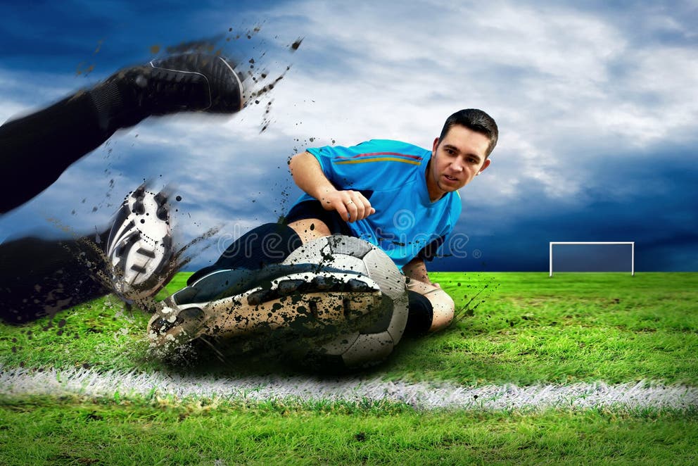 Football attack stock photo. Image of fussballstadium - 16966514